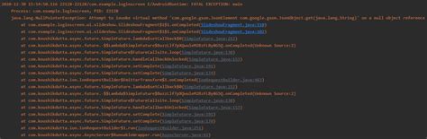 Java Loading Using Ion Library Returning Null Jsonobject Result