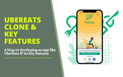 Ubereats Clone Features For Food Delivery Business