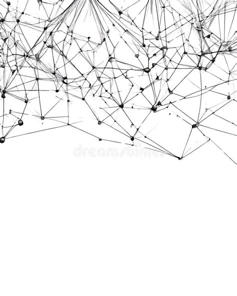 Networking Line Image Connecting Line Stock Illustration