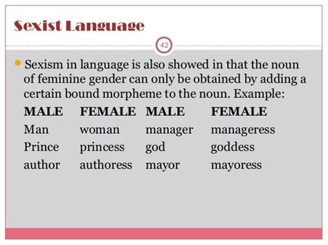 Influence Of Sex And Age On Language Use