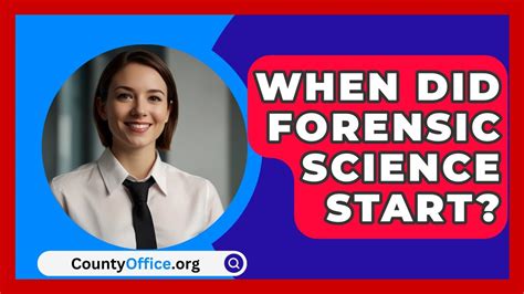 When Did Forensic Science Start Youtube