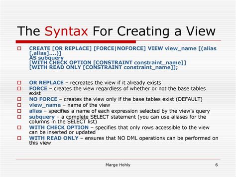 Database Programming Sections 11 Creating And Managing Views