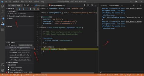Cómo hacer debug paso a paso en Angular con Visual Studio Code Web