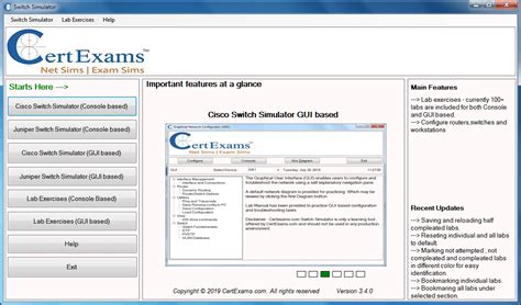 Cert Ex™ Switch Network Simulator By Certexams Medium