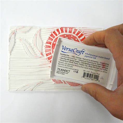 Block Printing A Two Colour Repeat Pattern