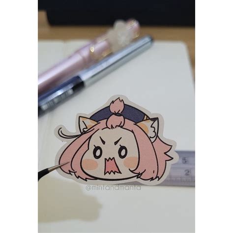 Genshin Impact Sticker Diona Journal Stickers Laptop Stickers Chibi Anime RPG Mobile
