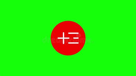 Animated Motion Graphic Buttons Like Love With Green Channel Alpha