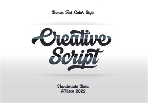 Creative Script Font Digital Font Download