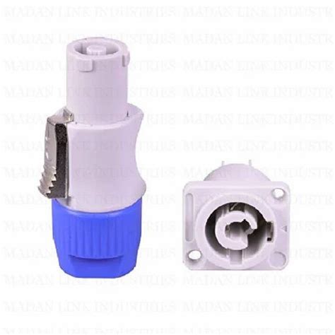 Pin Speak On Connector Male Female White Colour At Rs Piece XLR Connector In New Delhi