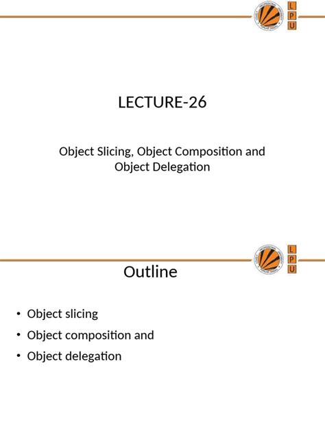 Lecture 26 Object Slicing Pdf Computer Programming Object Oriented Programming