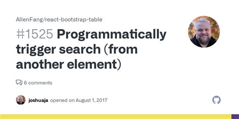 Programmatically Trigger Search From Another Element · Issue 1525
