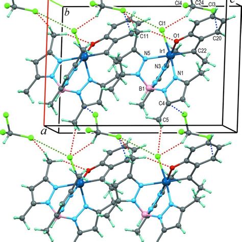 View Of The Structure Of 1 Chcl 3 Approximately Along [010] In The Download Scientific Diagram