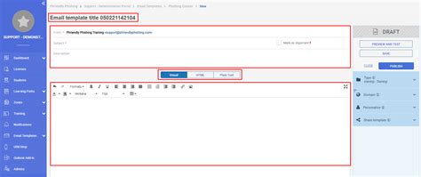 Create A Training Email Template Phriendly Phishing