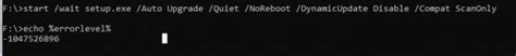 Upgrading Windows 10 Build With Setupexe Command Line Switches The
