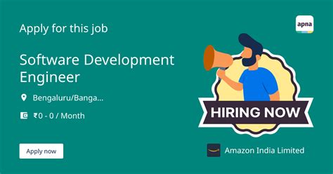 Software Development Engineer In Amazon India Limited