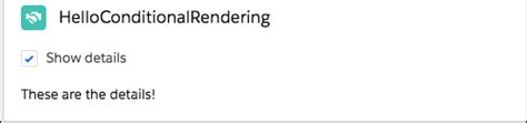 Render HTML Conditionally Create Lightning Web Components Lightning