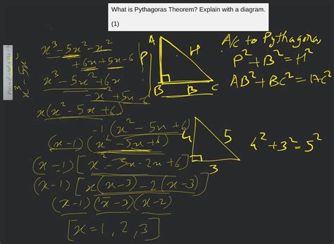 What Is Pythagoras Theorem Explain With A Diagram1 Filo