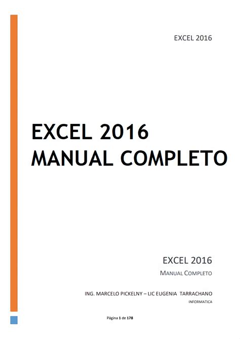 manual pdf excel 2016 completo kingexcel