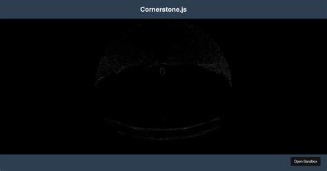Cornerstone Core Examples Codesandbox