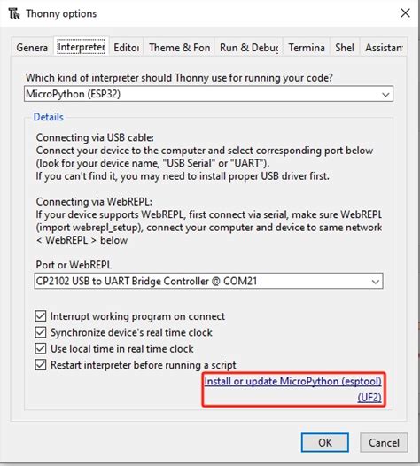 13 Installare Micropython Su Esp32 Importante — Sunfounder Esp32