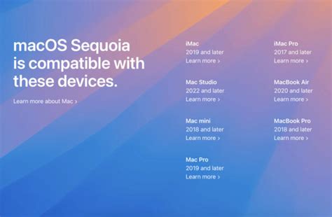 Macos Sequoia Is Compatible With These Macs