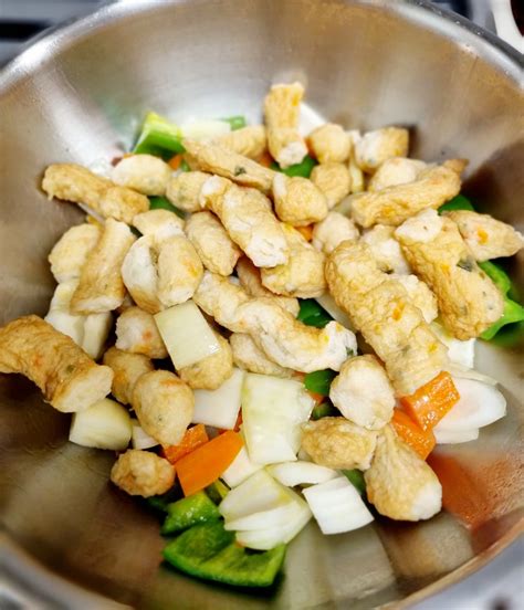 어묵채소볶음 만드는 법 볼어묵볶음 동그란어묵볶음 초간단 반찬 만들기