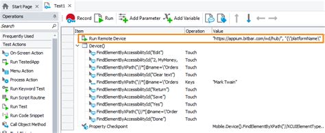 Run Tested Applications On Mobile Devices TestComplete Documentation