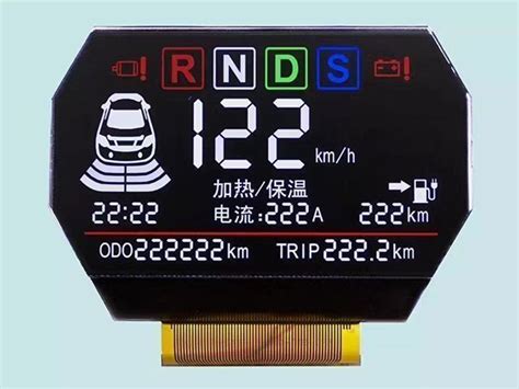 Segment VA LCD Displays For Vehicles LCD Display Manufacturer Since 1990s