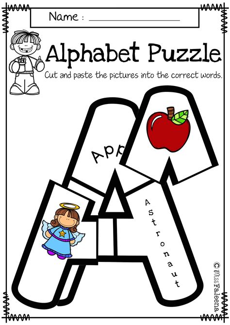 Free Printable Alphabet Puzzles