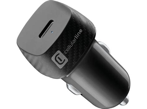 CELLULARLINE Autolader Usb W Usb C Super Fast Charge Wit Autolader Kopen MediaMarkt