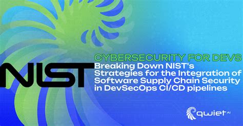 Breaking Down Nists Strategies For The Integration Of Software Supply Chain Security In