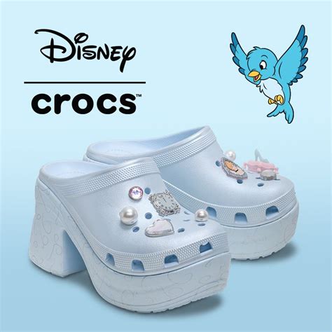 Cinderella Crocs New At Disney Store Are High Heel Glass Slippers