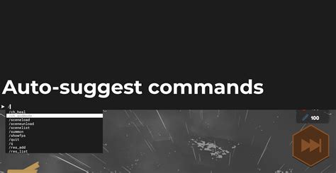 Game Console Commands And Debug By Yagir