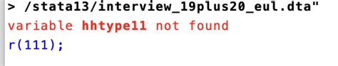 variable not found merge r stata