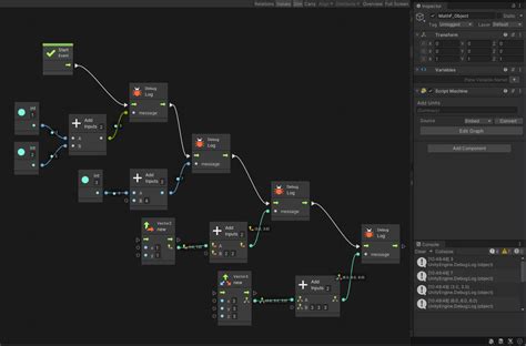 Add Subtract Multiply Divide 유닛들 Unity Visual Scripting