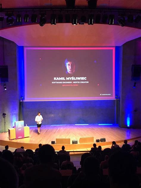 Kamil Mysliwiec On Linkedin First Time On The Stage First Time In