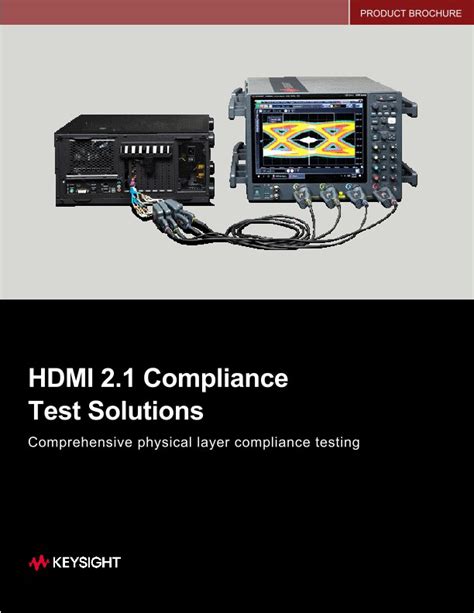HDMI Compliance Test Solutions PDF Asset Page Keysight