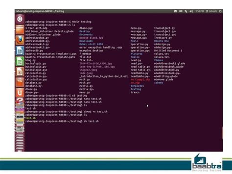 Shell Programming In Ubuntu Odp