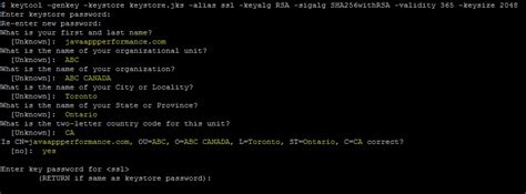 Keytool Generate Csr And Private Key Linksever