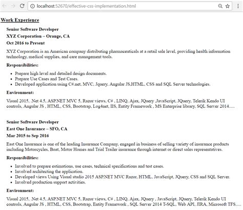 Different Css To Achieve The Same Html Result