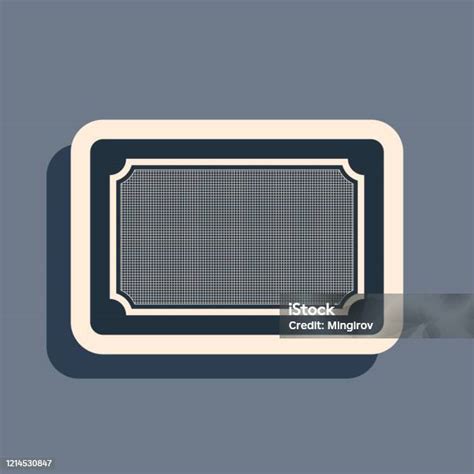 회색 배경에 격리 된 검은 색 도어 매트 아이콘입니다 환영 매트 기호 긴 그림자 스타일입니다 벡터 일러스트레이션 가정 생활에 대한 스톡 벡터 아트 및 기타 이미지 Istock