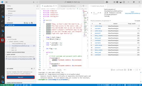 CodeQL静的解析ツールをVSCodeで使う方法を理解する 土日の勉強ノート