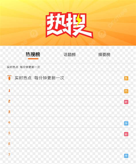 Lista Caliente De Weibo PNG Weibo Tiempo Real Búsqueda Caliente PNG