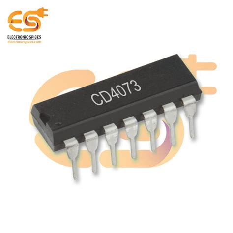 Cd4073 Triple 3 Input And Gate Ic Dip 14 Package