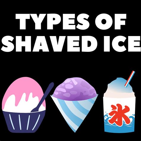 Top 10 Types Of Shaved Ice Snow Ice Supply