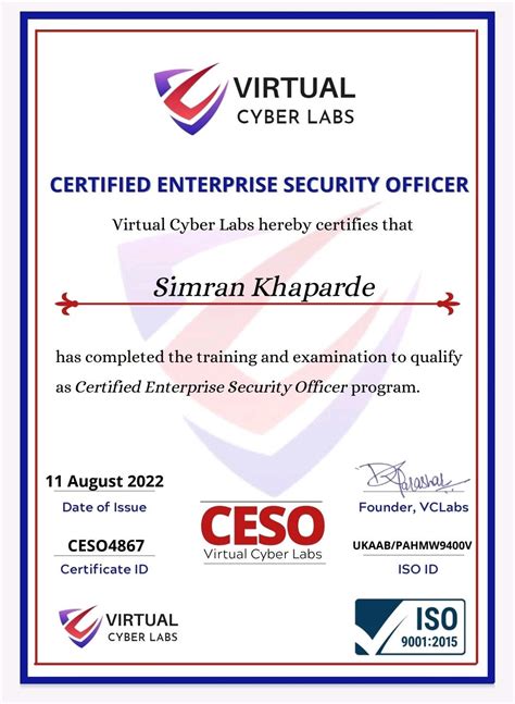 Simran Khaparde Na Linkedin Cybersecurity Cybersec Security Ceso