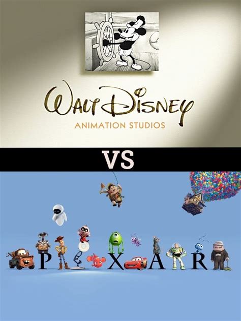 Disney Vs Pixar Animation
