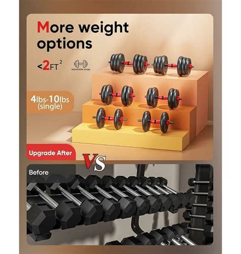 Trakmaxi 조절 가능한 덤벨 세트 91kg20파운드 프리 웨이트 3241 티몬