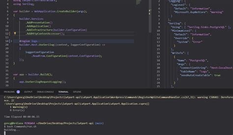 When I Set Builder Logging ClearProviders Dotnet Run Stuck In
