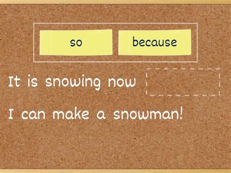 Go Getter Unit So Because Complete The Sentence